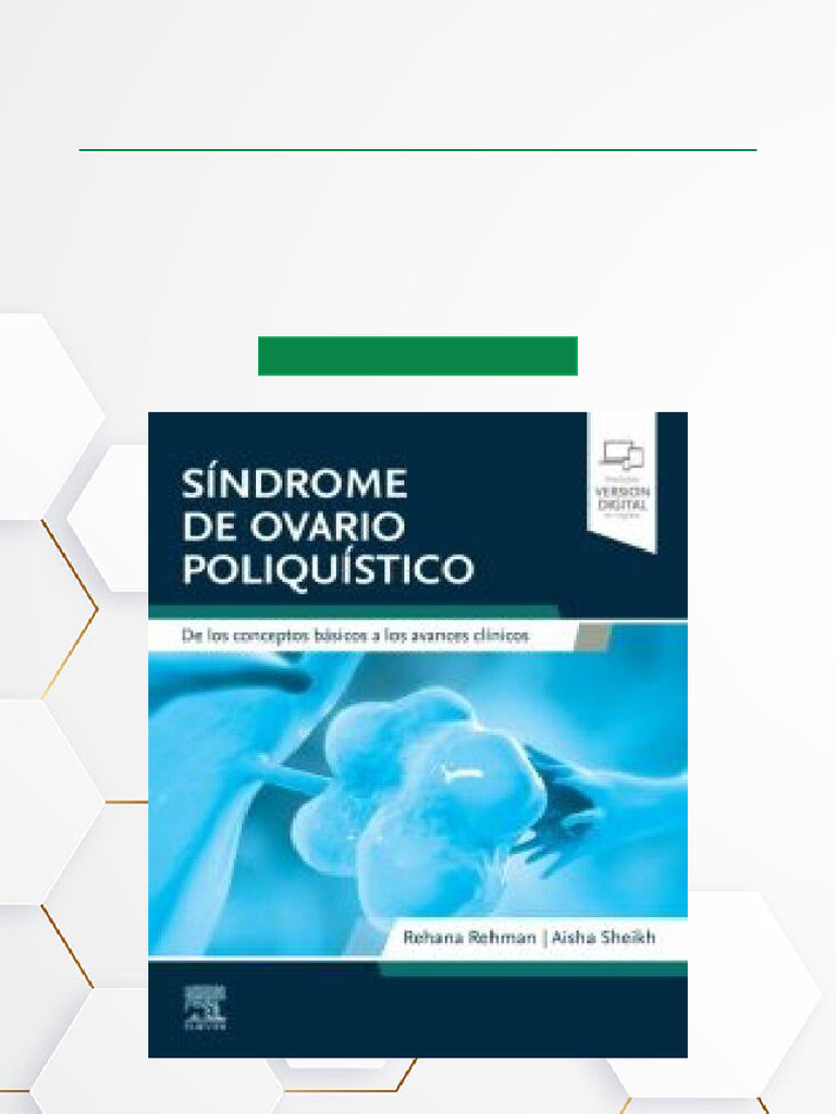Síndrome de Ovario Poliquístico de Los Conceptos Básicos A Los Avances Clínicos - 1st Edition ...