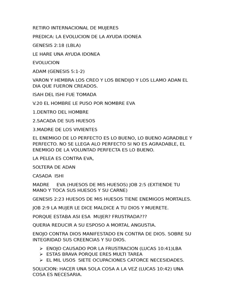 La Evolucion de La Ayuda Idonea | PDF