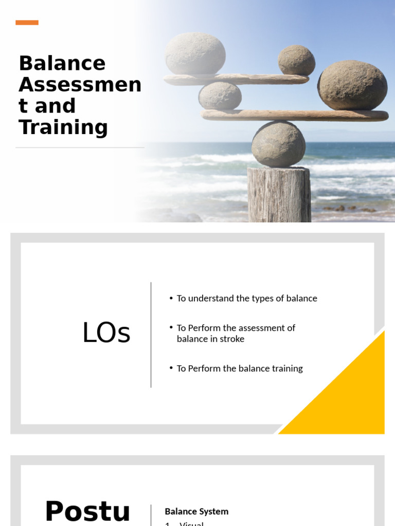 Balance Assessment & Training | PDF | Balance (Ability)