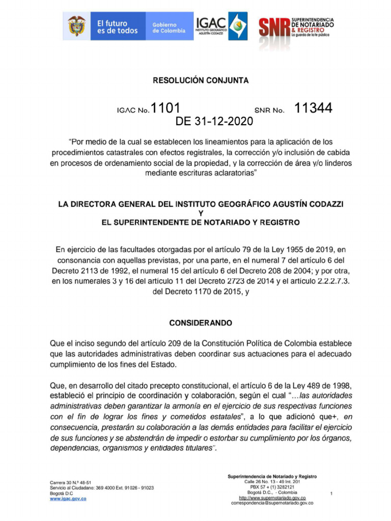 Resolucion Igac | PDF