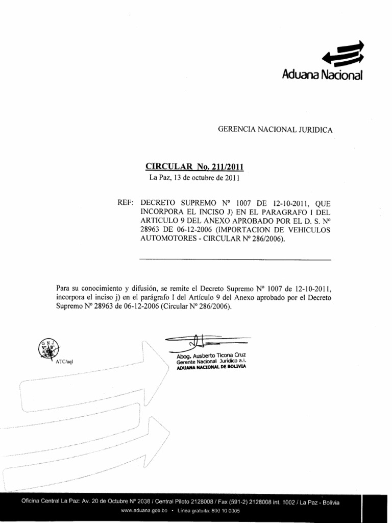 Cir 2011-211 DS 1007 | PDF