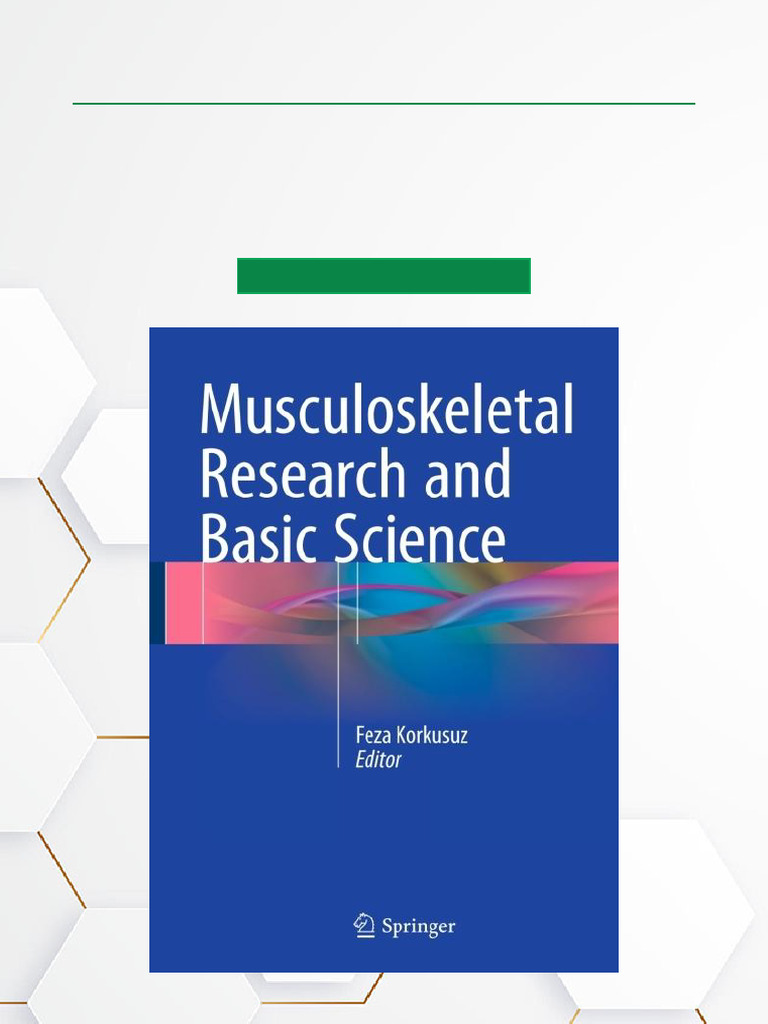 Musculoskeletal Research and Basic Science Complete Book Download | PDF ...