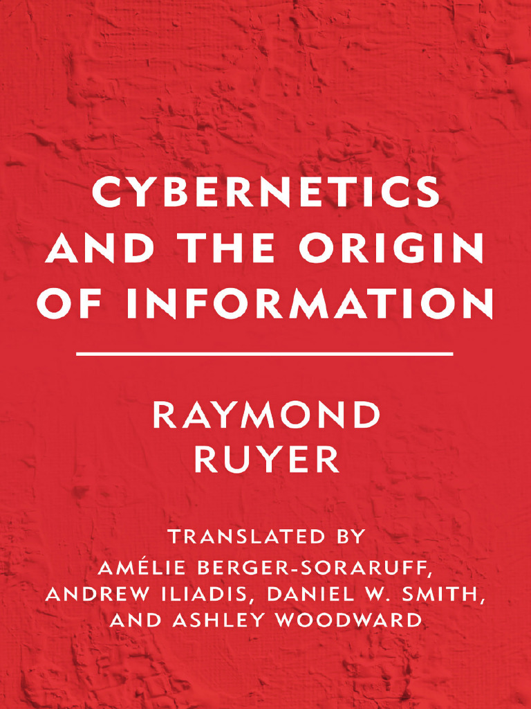 Cybernetics and The Origin of Information | PDF | Information | Entropy