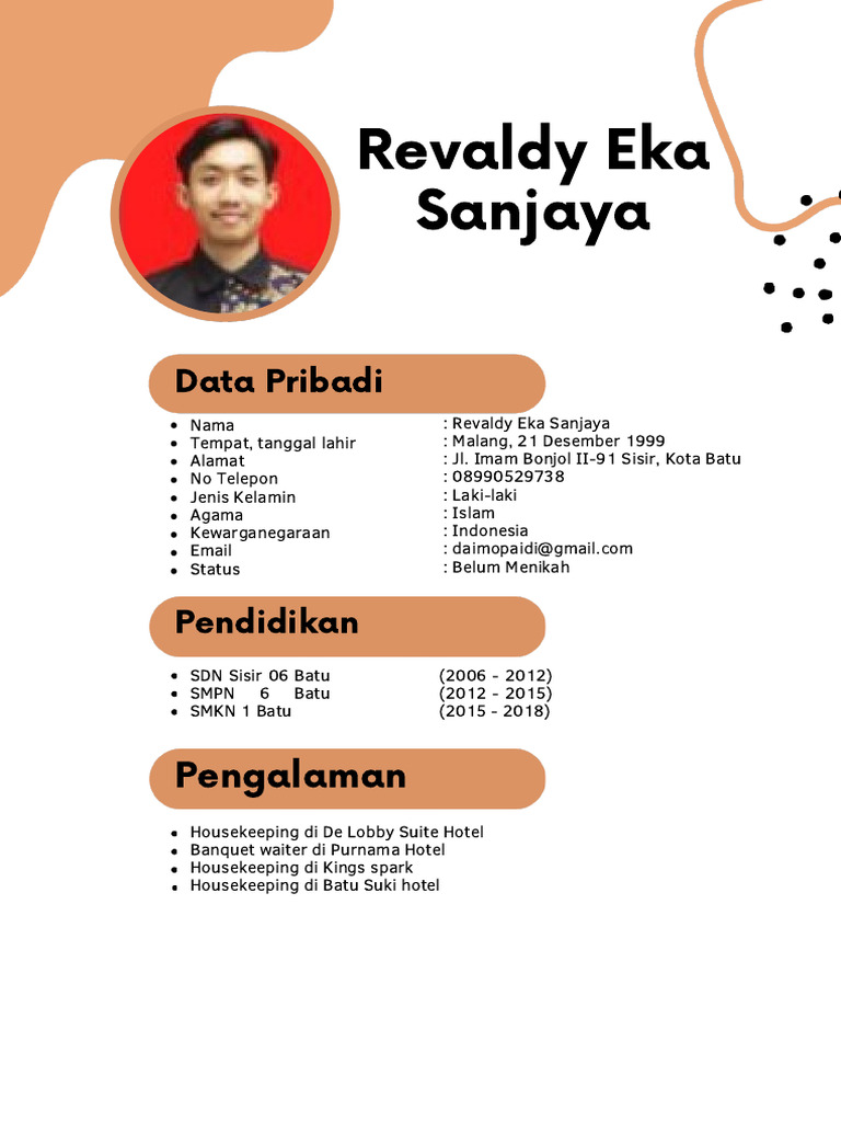 Profil Revaldy Eka Sanjaya | PDF