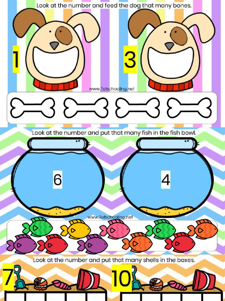 Counting & Numbers 1-10 | PDF