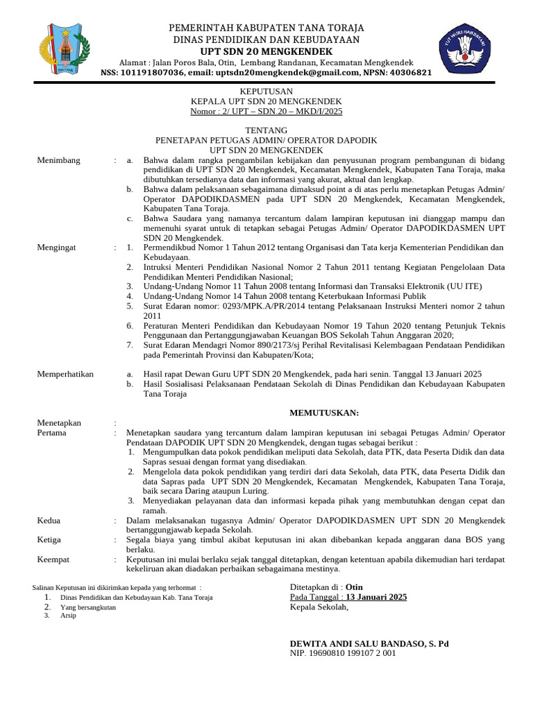 SK Ops Otin 2025 | PDF