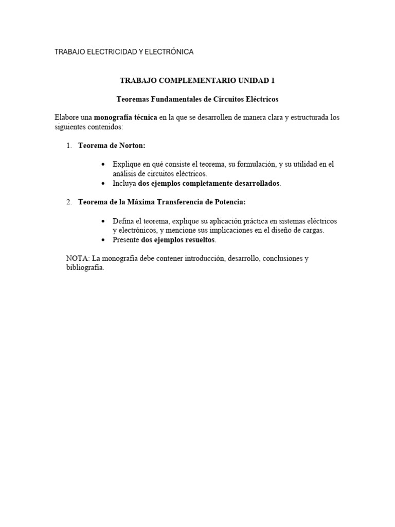 Trabajo Complementario Unidad 1 (1) | PDF