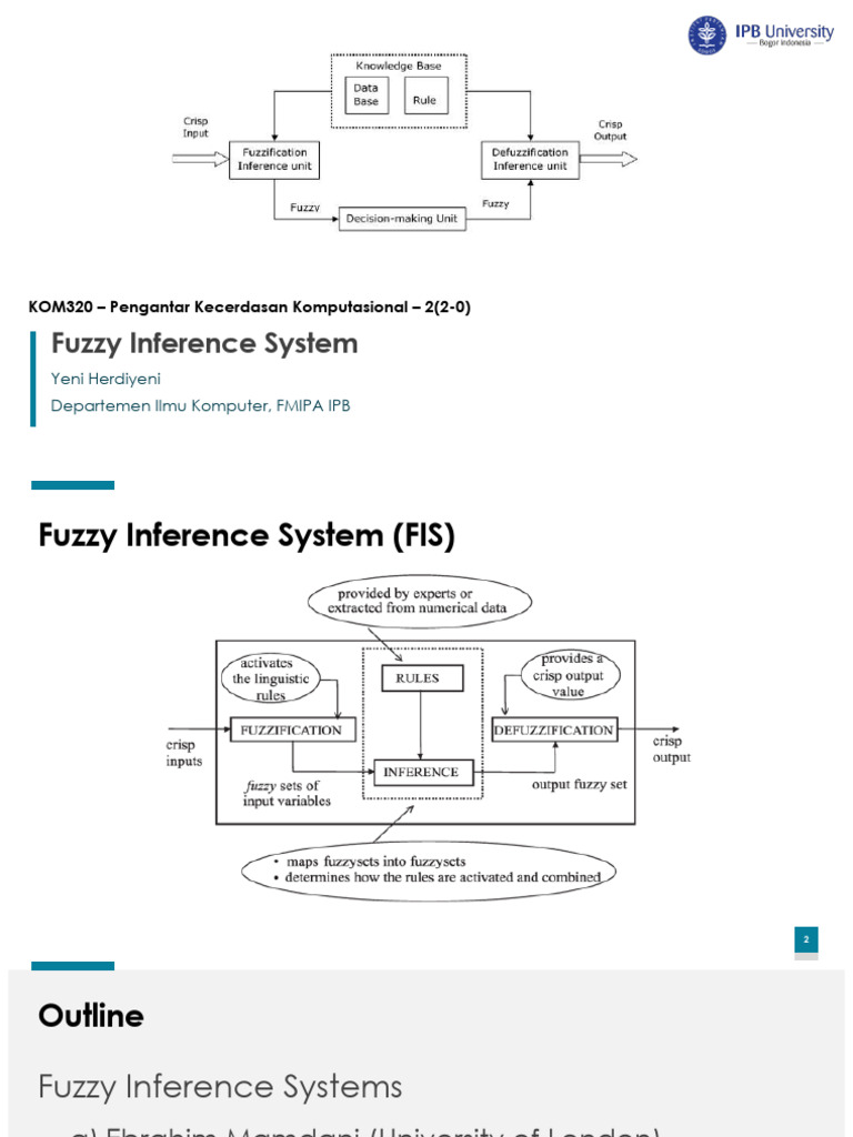 Kuliah 3 - Fuzzy Inference System | PDF | Air Conditioning | Fuzzy Logic