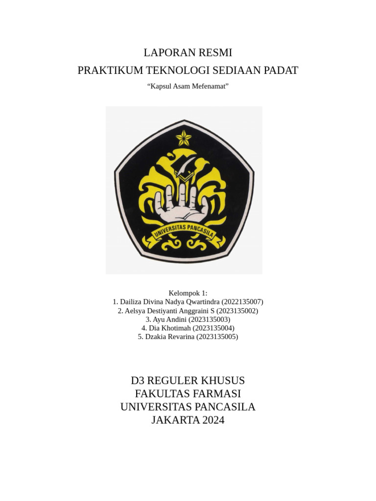 Lapres Kapsul Revisi | PDF