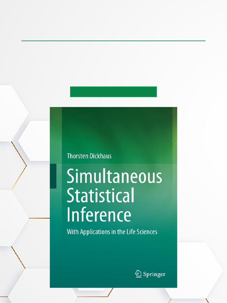 Simultaneous Statistical Inference With Applications in The Life Sciences Full Ebook Access ...
