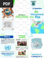 Actividades Lectoescritura para Trabajar El Dia de La Paz | PDF
