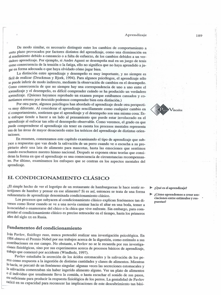 1.1 - Feldman - Aprendizaje - AMC Recortado | PDF