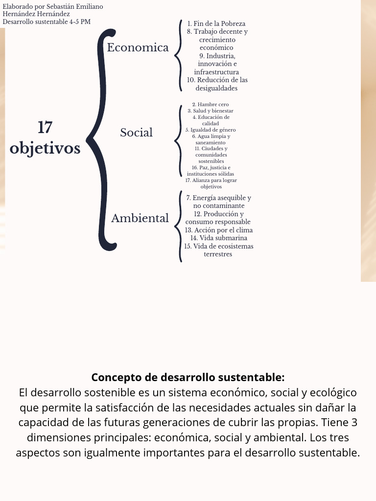 17 Objetivos: Economica | PDF | Sustentabilidad | Desarrollo sostenible