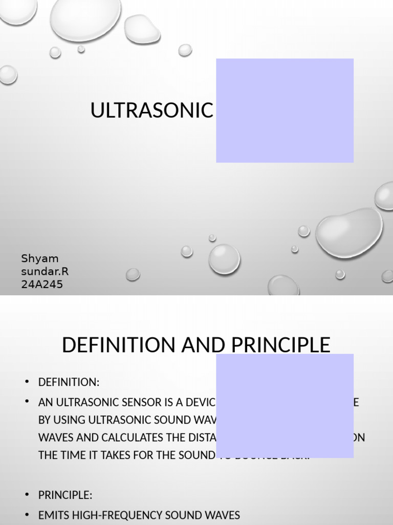 Ultrasonic Sensor Applications in Vehicles | PDF | Radar ...