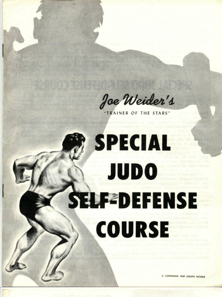 Joe Weider - Special Judo Self-Defense Course | PDF