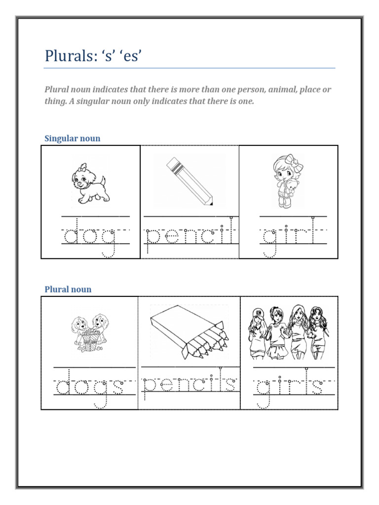 Plurals S Es | PDF