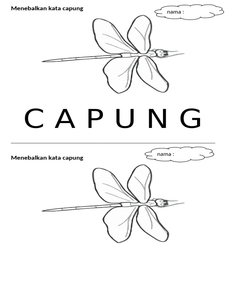 Menebalkan Kata Capung | PDF