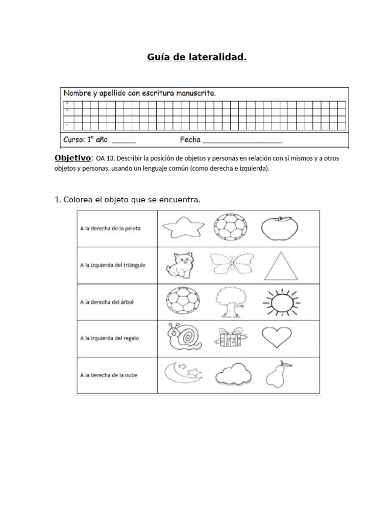 Guía para entender la lateralidad | PDF