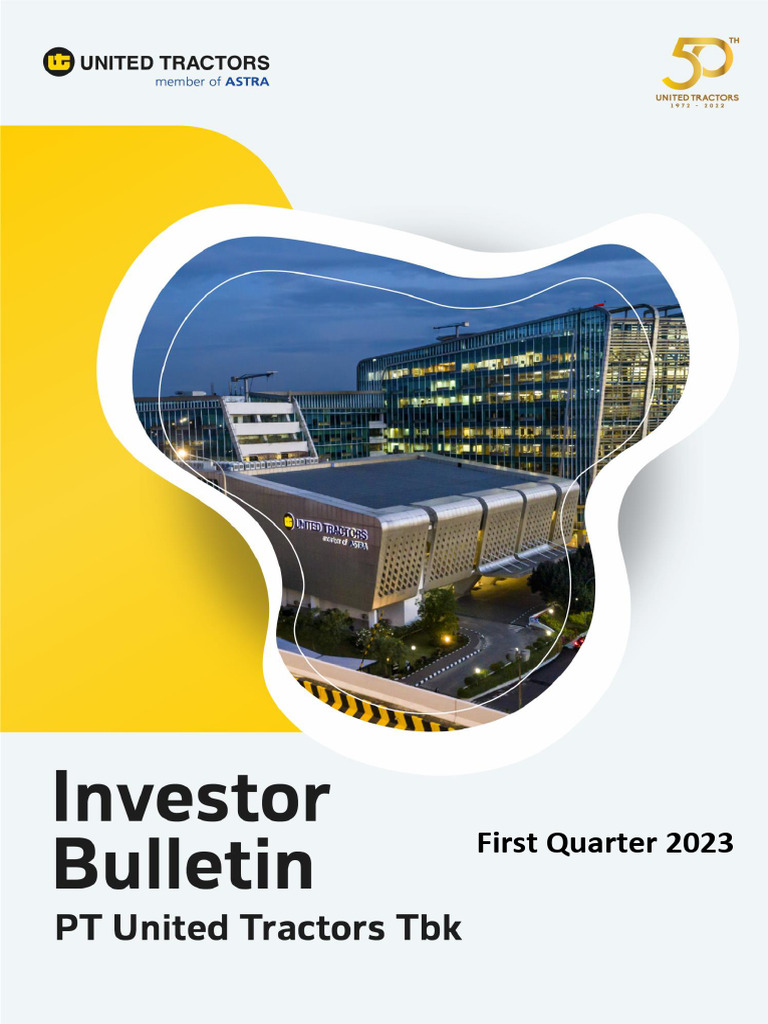 UNTR Investor Bulletin First Quarter 2023 | PDF | Expense | Equity ...