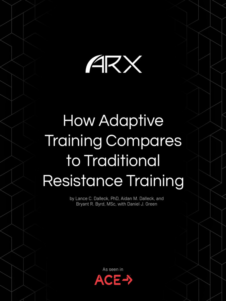 ARX Fit Article - Single-Pages | PDF | Strength Training | Physical Fitness