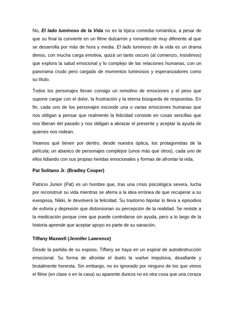 El Lado Luminoso de La Vida | PDF | Sicología | Las emociones
