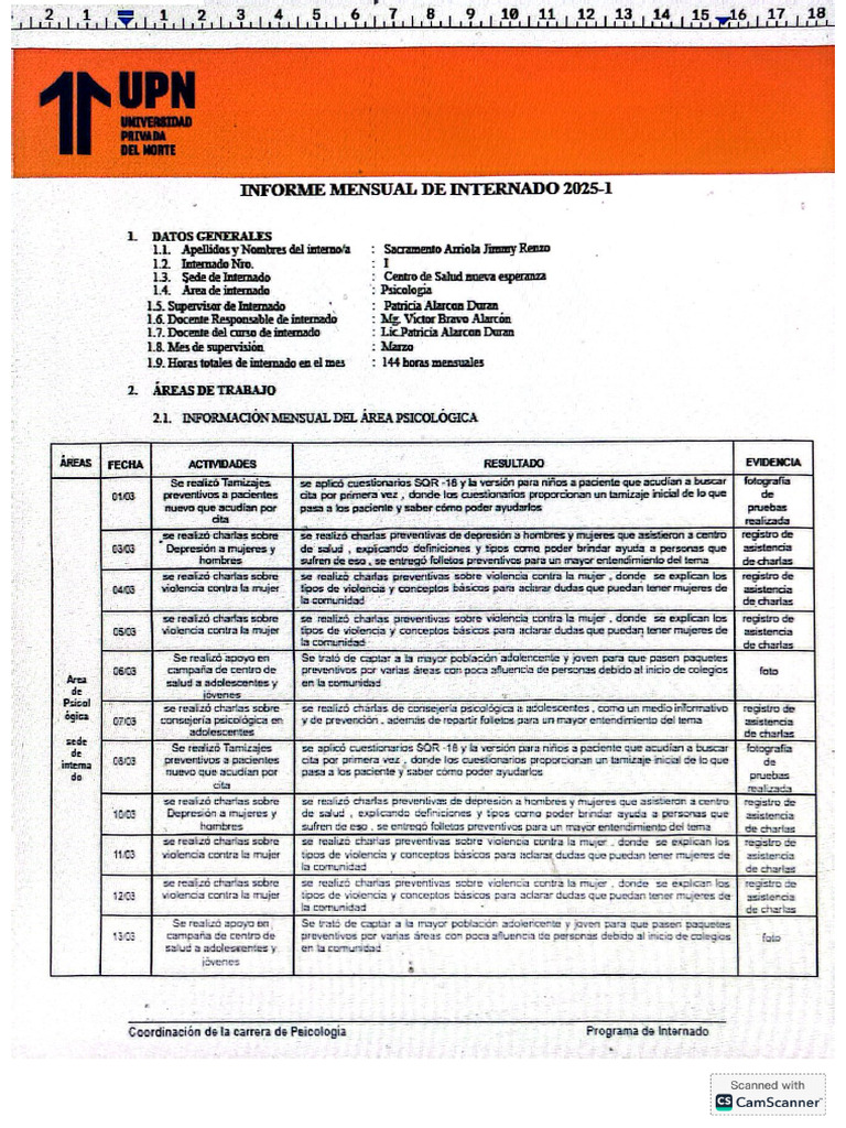 Informe Mensual | PDF