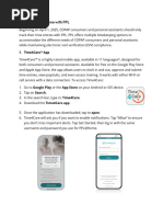 Time4Care Guide | PDF | Mobile App | Google Play