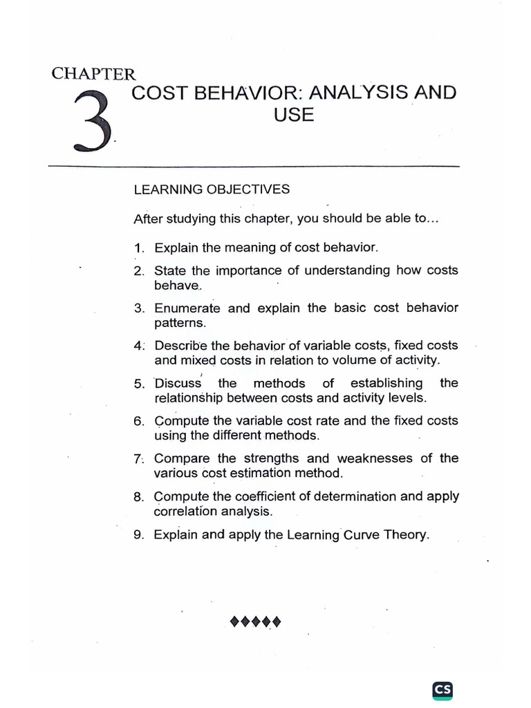 Cost Acctg. CTRL Chapter3 | PDF
