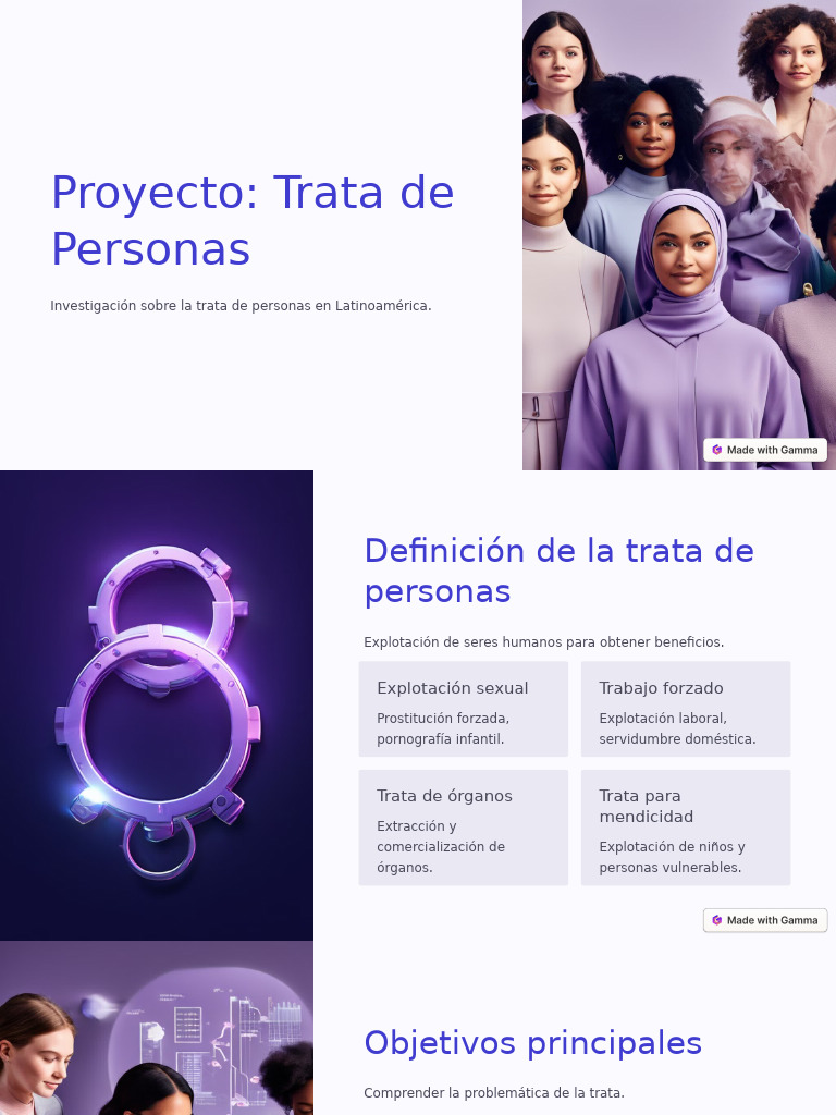 Proyecto Trata de Personas | PDF | Trata de personas | Etica social