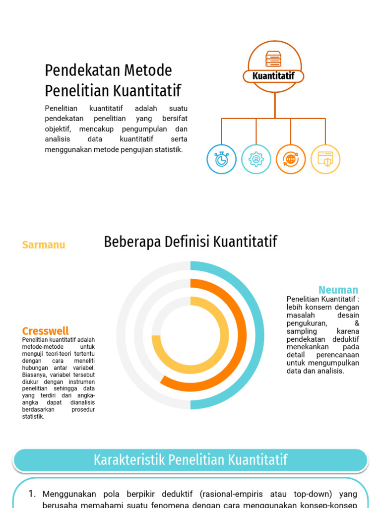 Metode Penelitian Kuantitatif dan Karakteristiknya | PDF