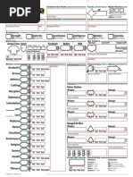 Pathfinder 2E Remaster Character Sheet | PDF