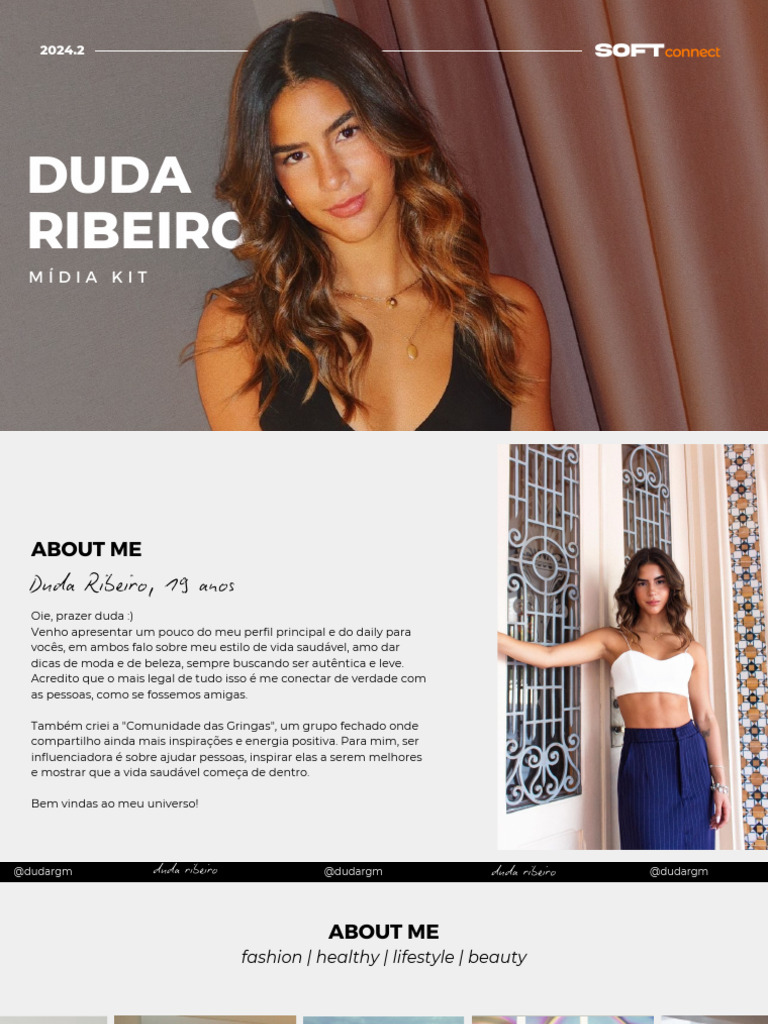 Midia Kit - Duda Ribeiro | PDF