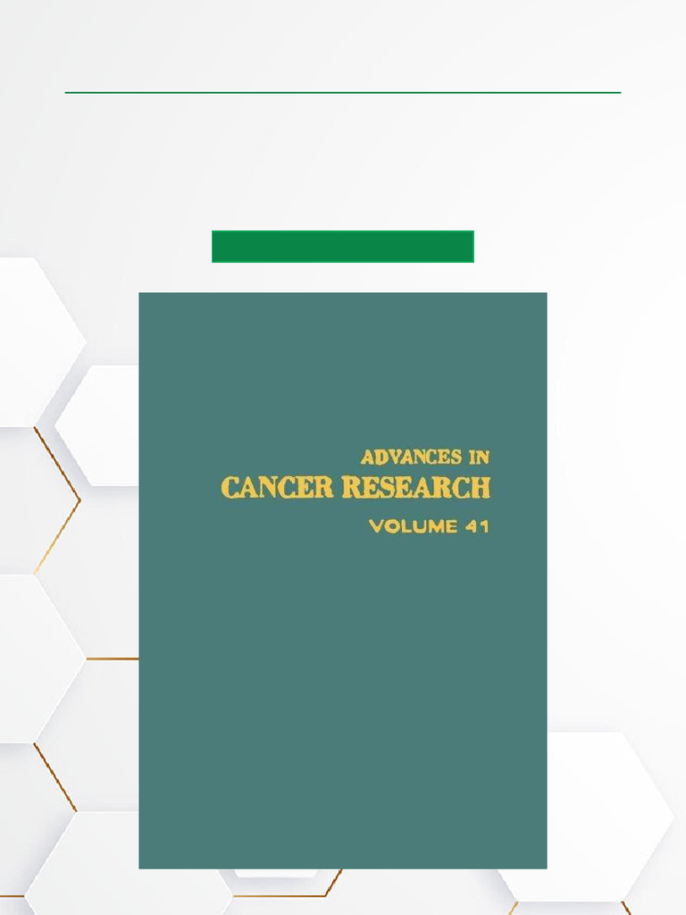 ADVANCES IN CANCER RESEARCH, VOLUME 41 Optimized EPUB Download | PDF ...