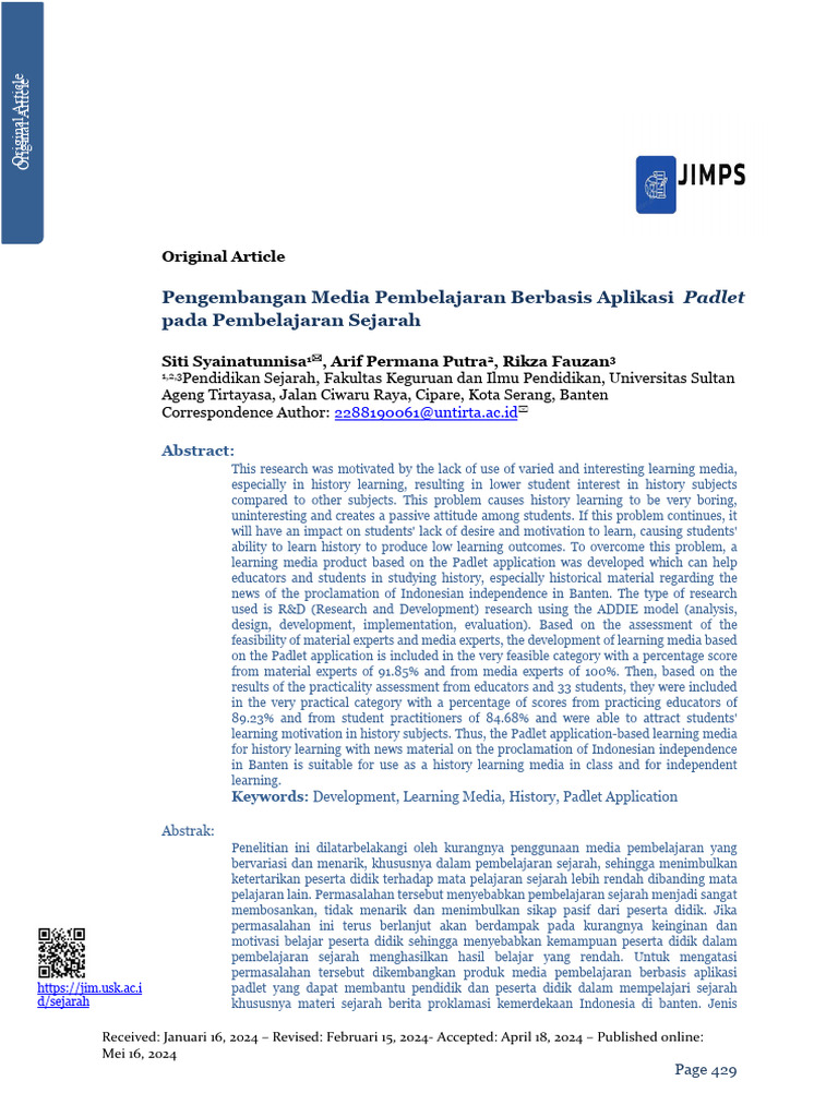 Contoh Penelitian R&D 3 | PDF