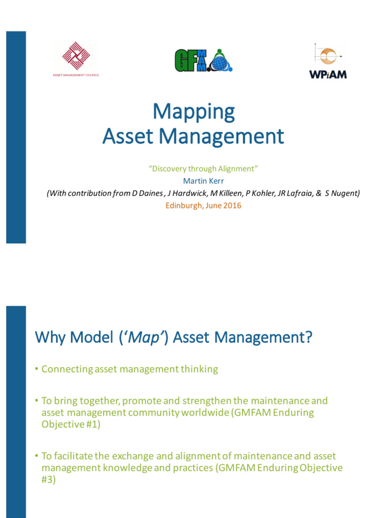 Asset Management Mapping Framework | PDF | Balance Sheet | Business