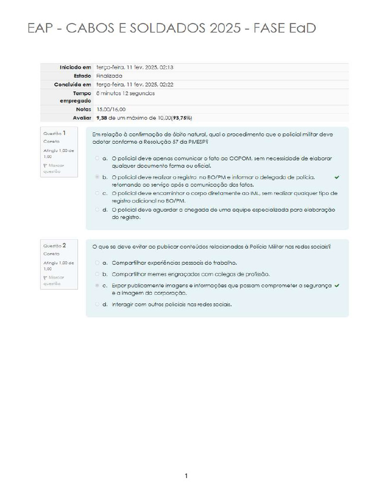 Eap Prova Final | PDF