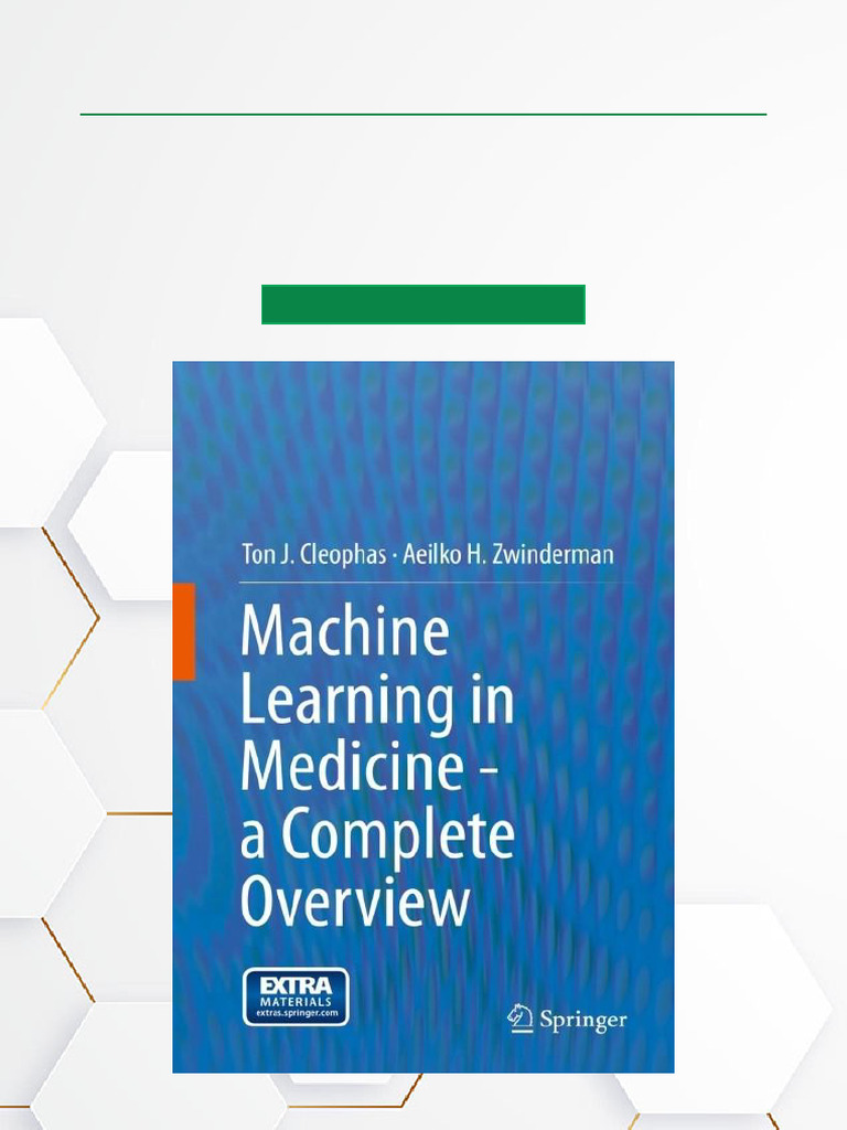 Machine Learning in Medicine A Complete Overview All Format Download ...