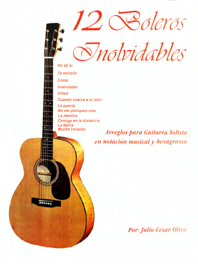 12 Boleros Inolvidables Arr Julio Cesar Oliva | PDF