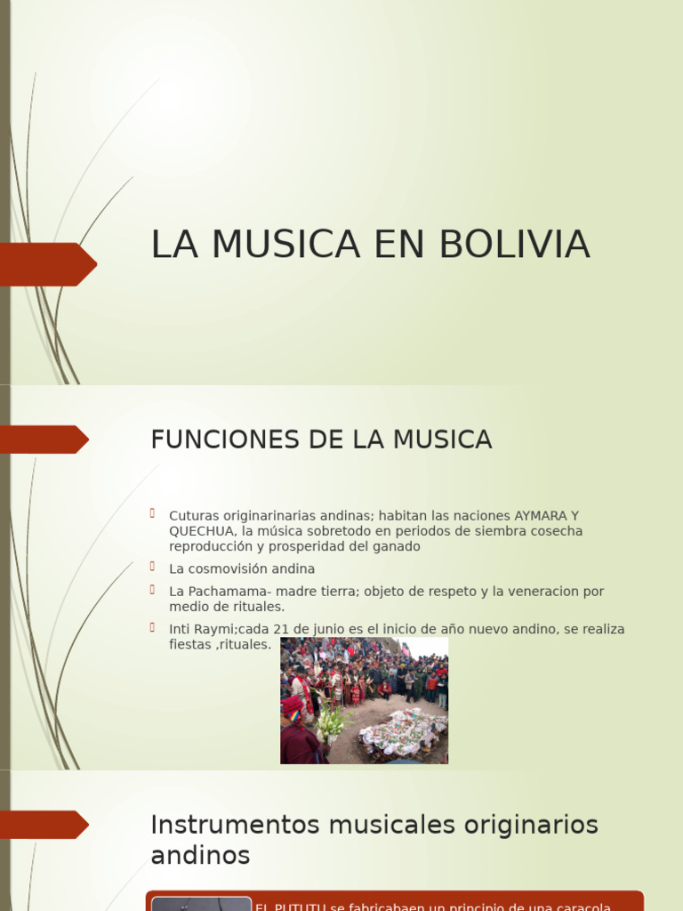 La Musica en Bolivia | PDF