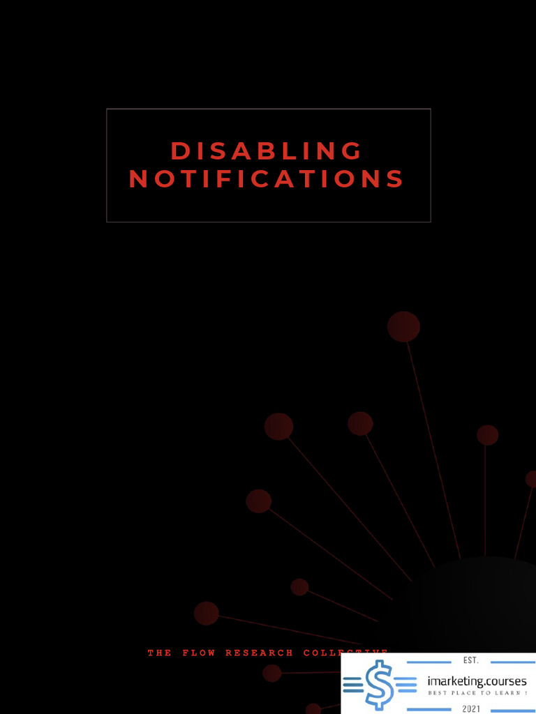 04-Distraction Disruptor Notifications On Android - Windows | PDF ...