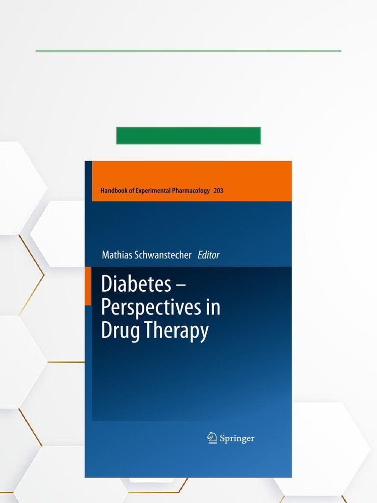 Diabetes Perspectives in Drug Therapy (FULL VERSION DOWNLOAD) | PDF ...