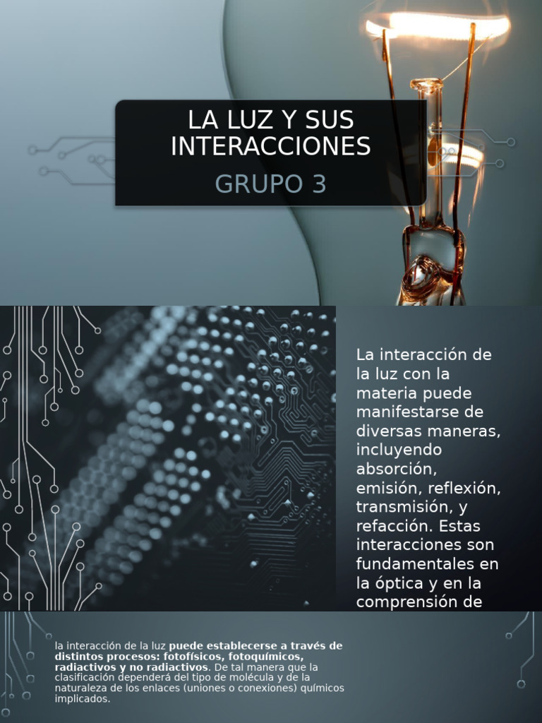 La Luz y Sus Interacciones Recuperado | PDF | Ligero | Importar