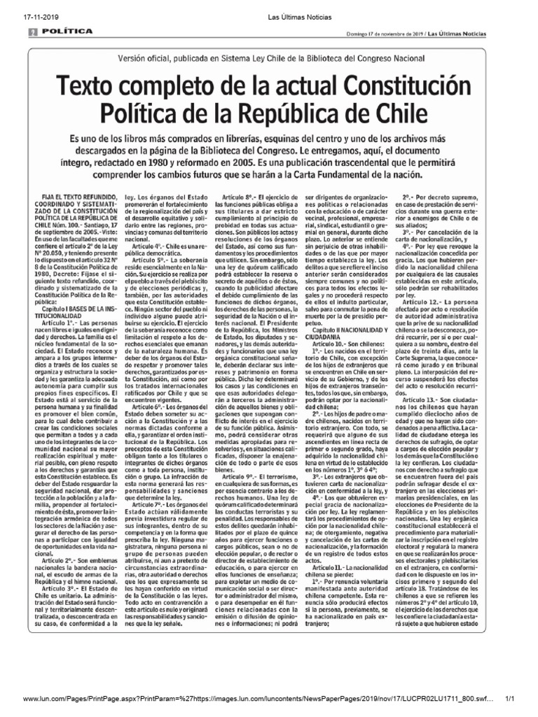 Constitucion 1 | PDF