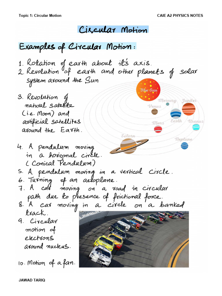 1 Circular Motion_250128_231459 | PDF