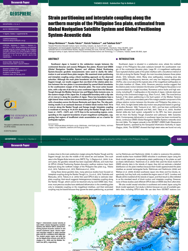 535 | PDF | Tectonics | Geology