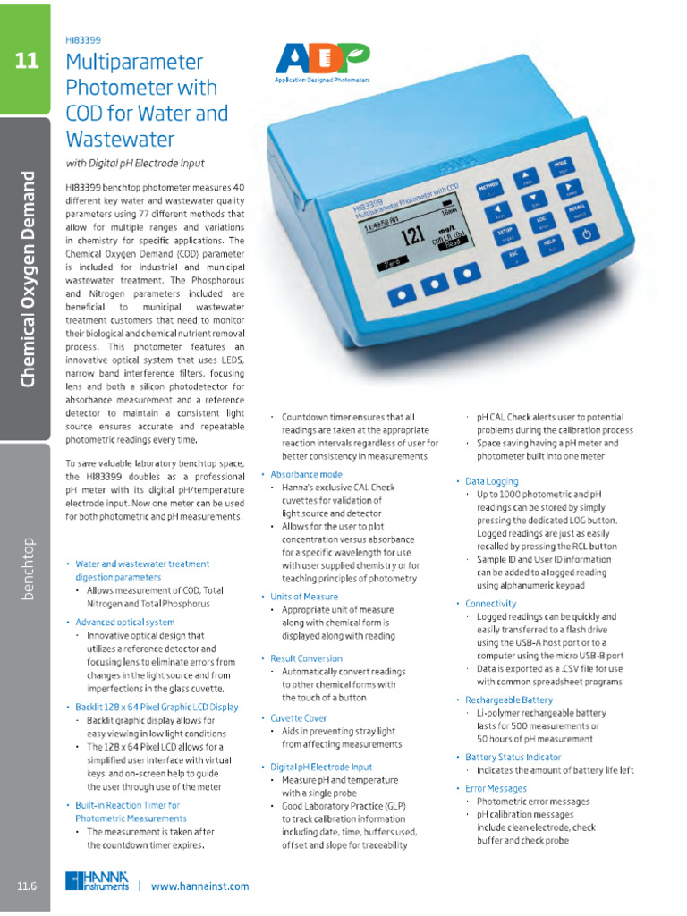 HI83399 Catalog | PDF