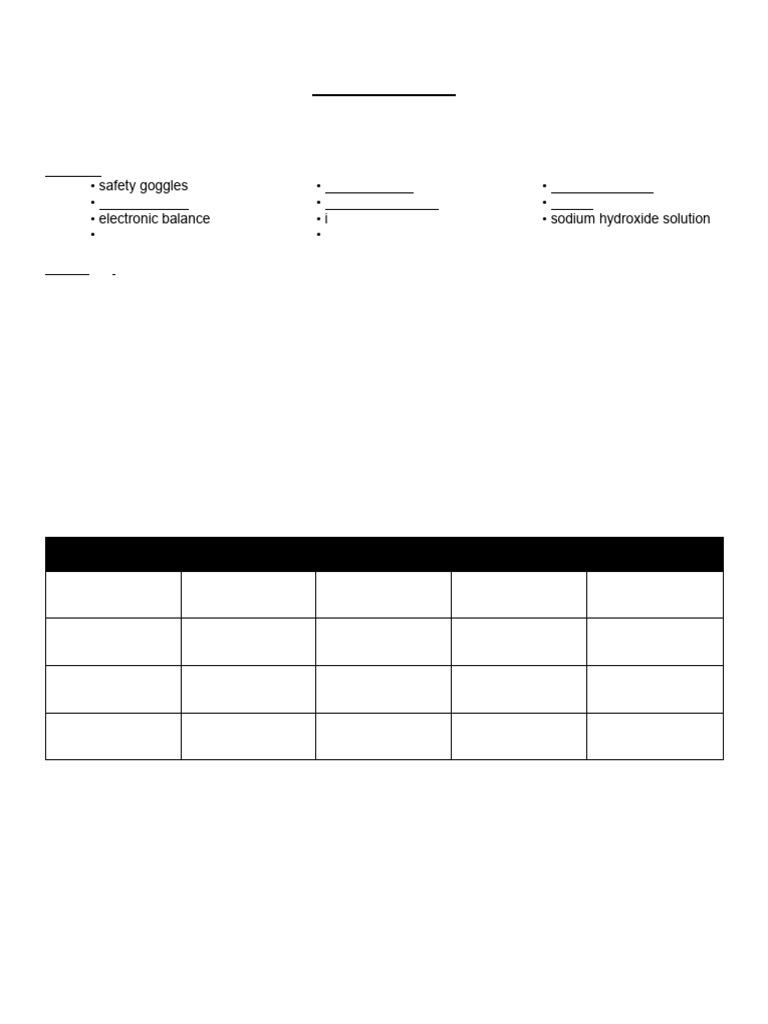 06 - Lab - Conservation of Mass | PDF | Experiment | Acid