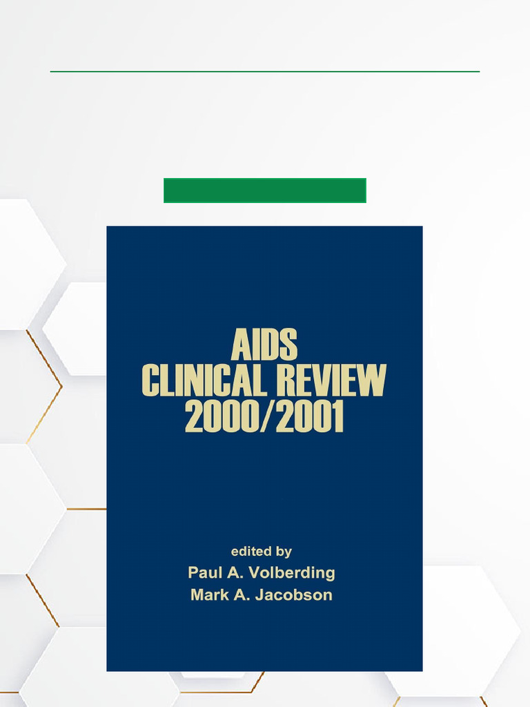 AIDS Clinical Review 2000/2001 1st Edition Full Text | PDF | Management ...