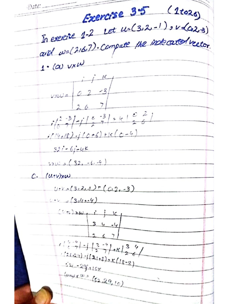 3.5 Linear Algebra | PDF