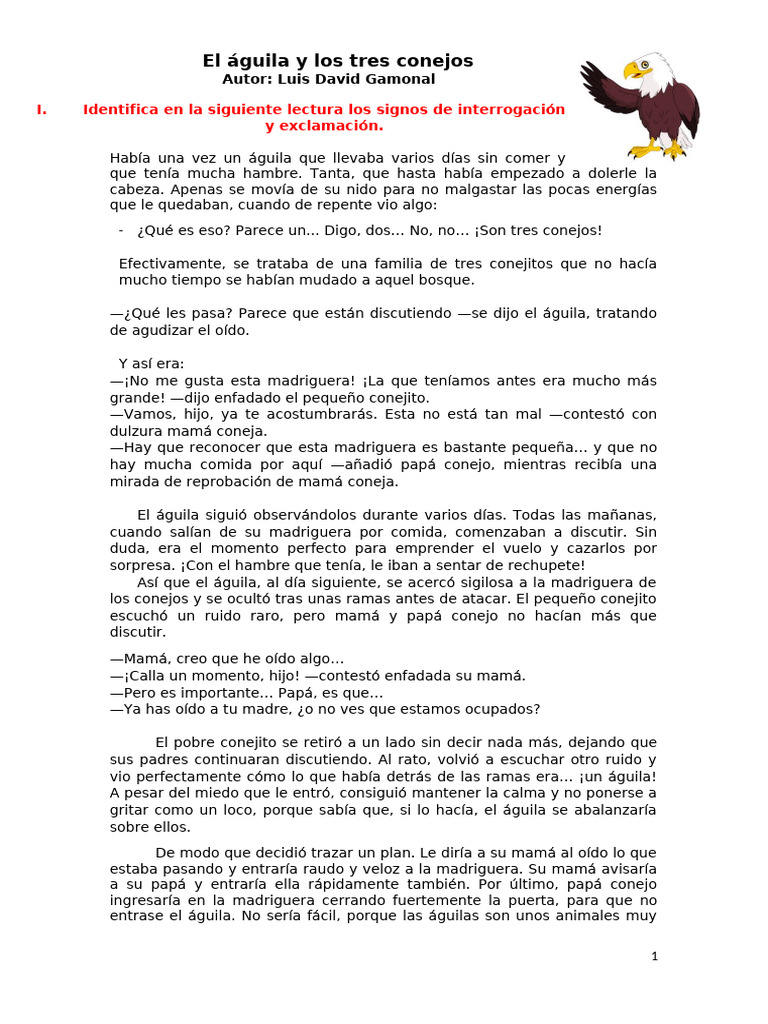 Cuento Aguila | PDF